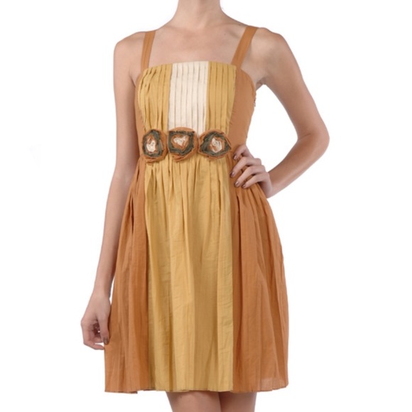 Ryu | Dresses | Ryu Pleated Floral Beltline Dress | Poshmark